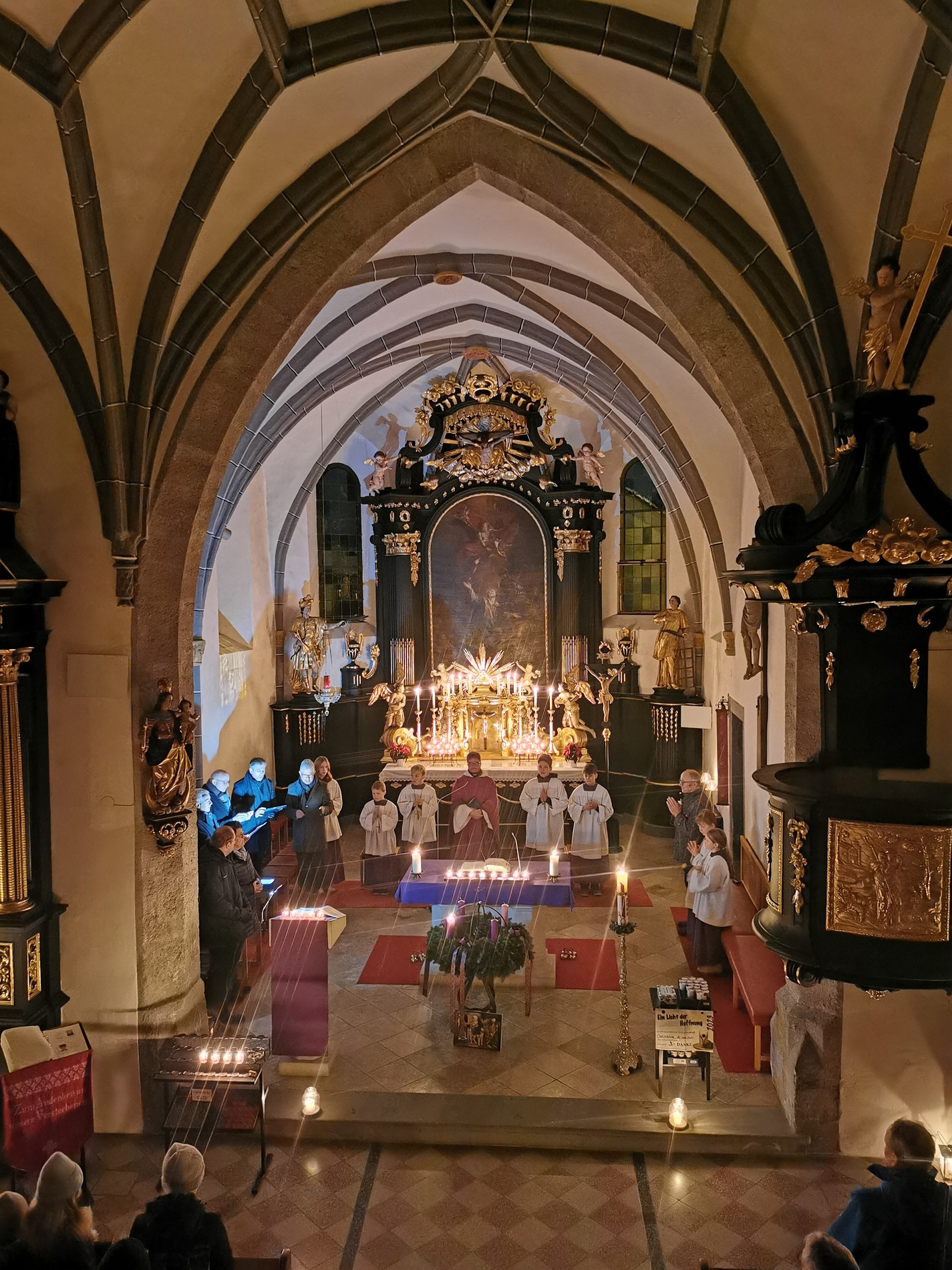 Rorate-Messe mit den "Vierkantern"